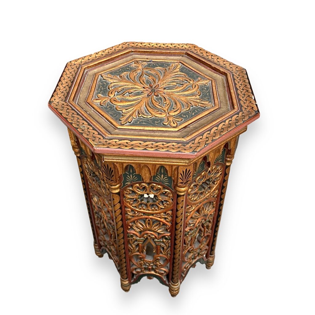 Handmade Octagonal Ajami Table – Traditional Islamic Art. – Original ...